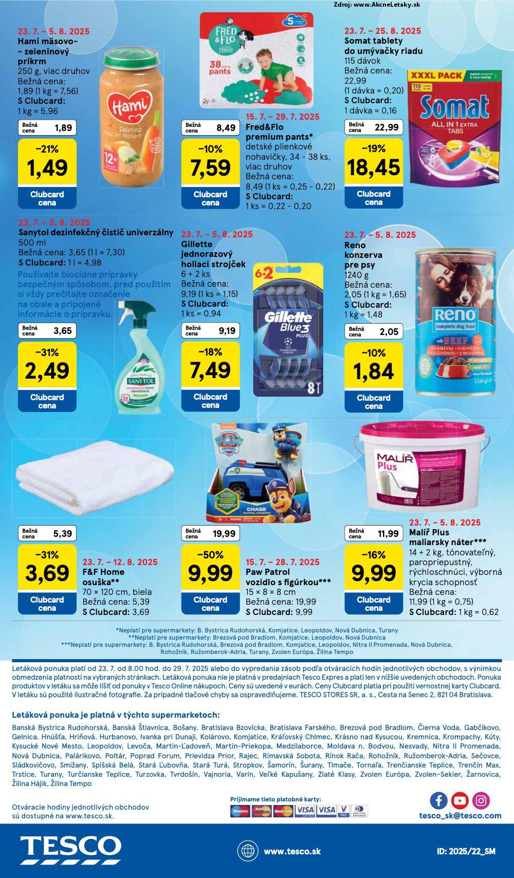 Tesco leták - strana 23 | 23. 7. - 29. 7. 2025 | AkčnéLetáky.sk