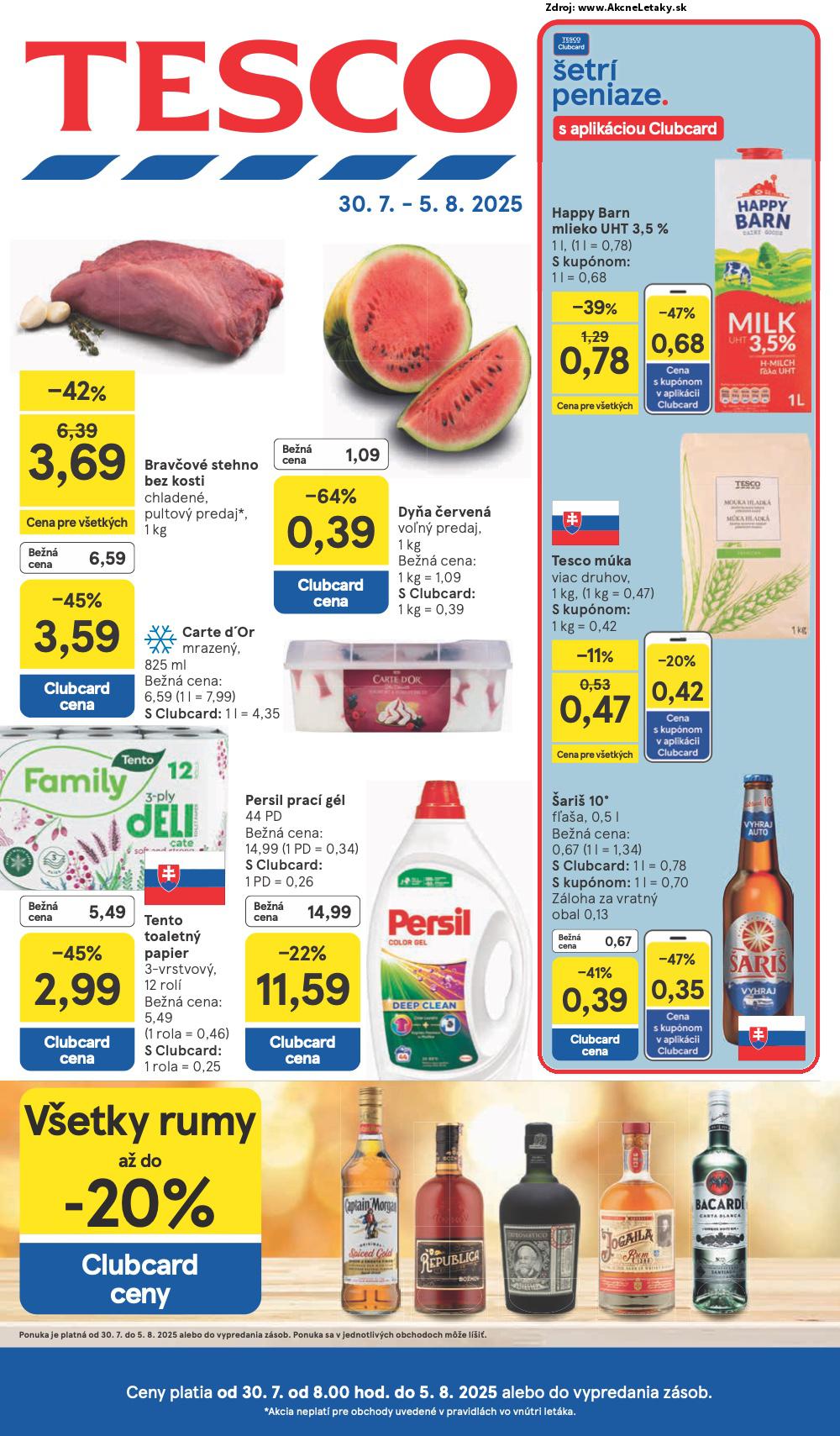Tesco leták od 30.7. | AkčnéLetáky.sk