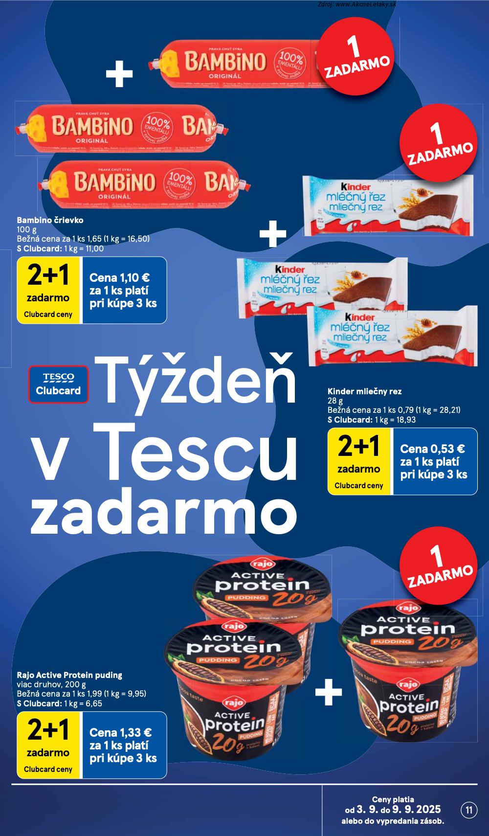 Tesco leták - strana 11 | 3. 9. - 9. 9. 2025 | AkčnéLetáky.sk