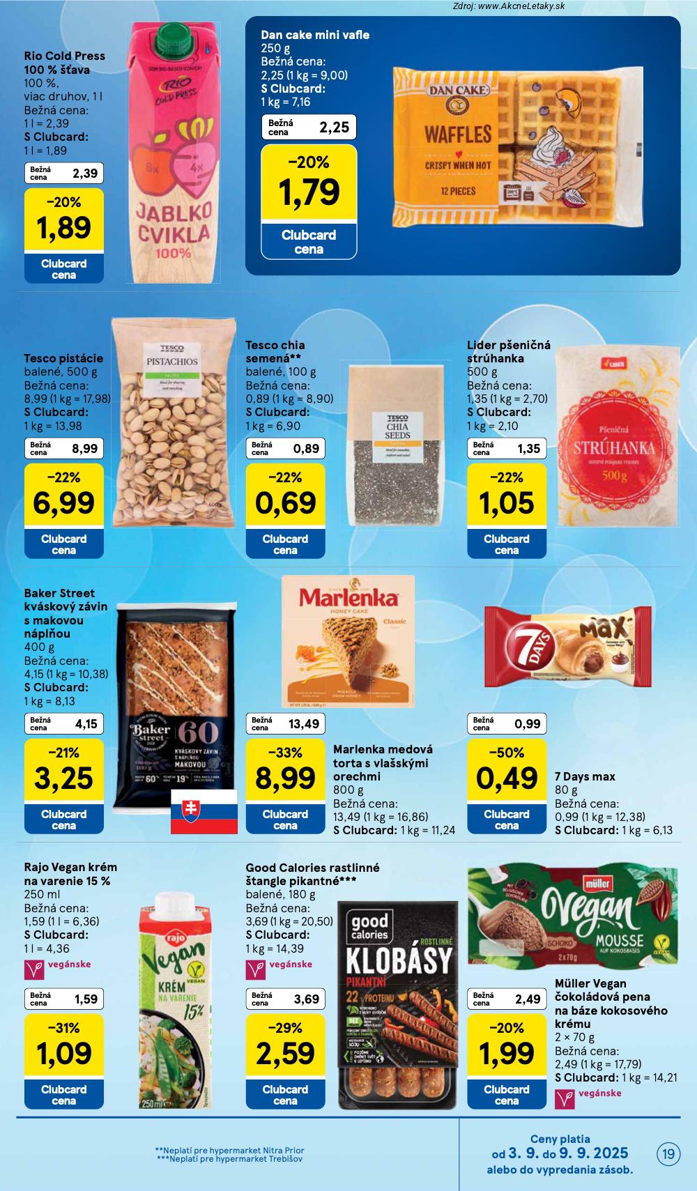 Tesco leták od 3.9. | AkčnéLetáky.sk