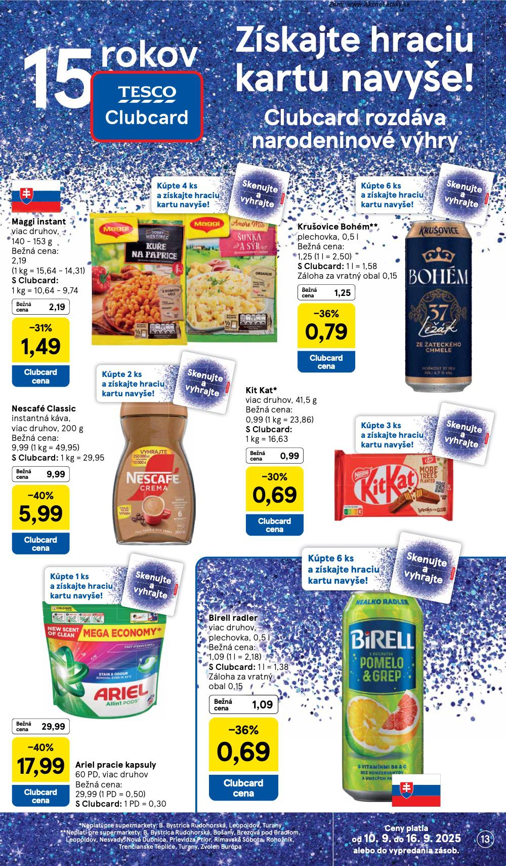 Tesco leták od 10.9. | AkčnéLetáky.sk