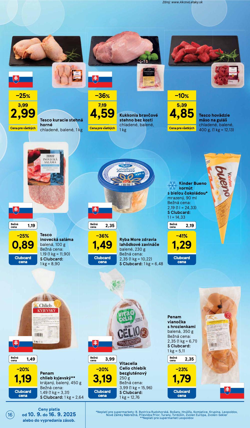 Tesco leták od 10.9. | AkčnéLetáky.sk