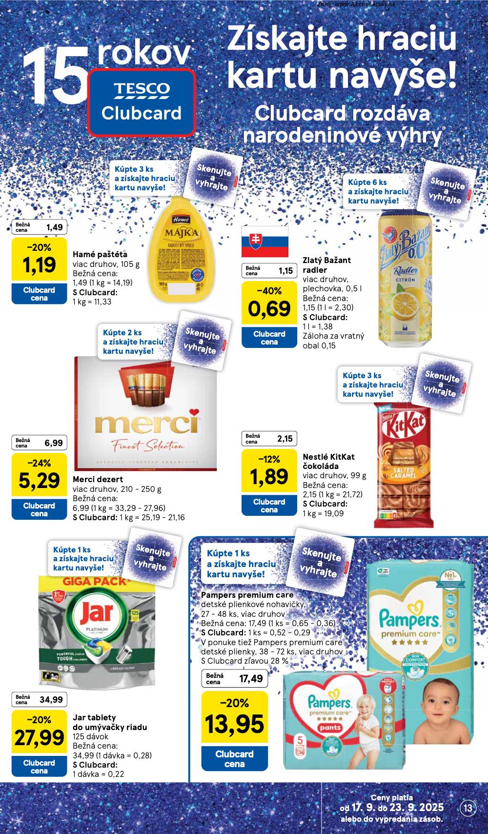 Tesco leták od 17.9. | AkčnéLetáky.sk