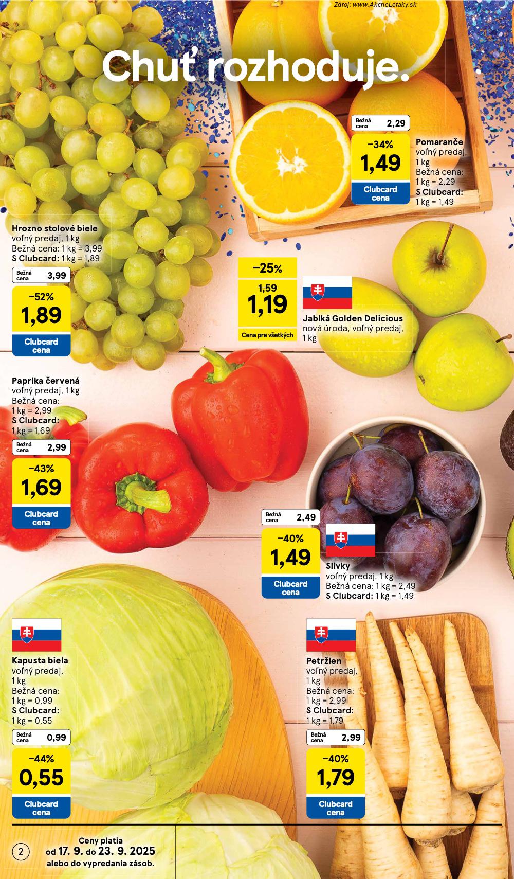 Tesco leták od 17.9. | AkčnéLetáky.sk