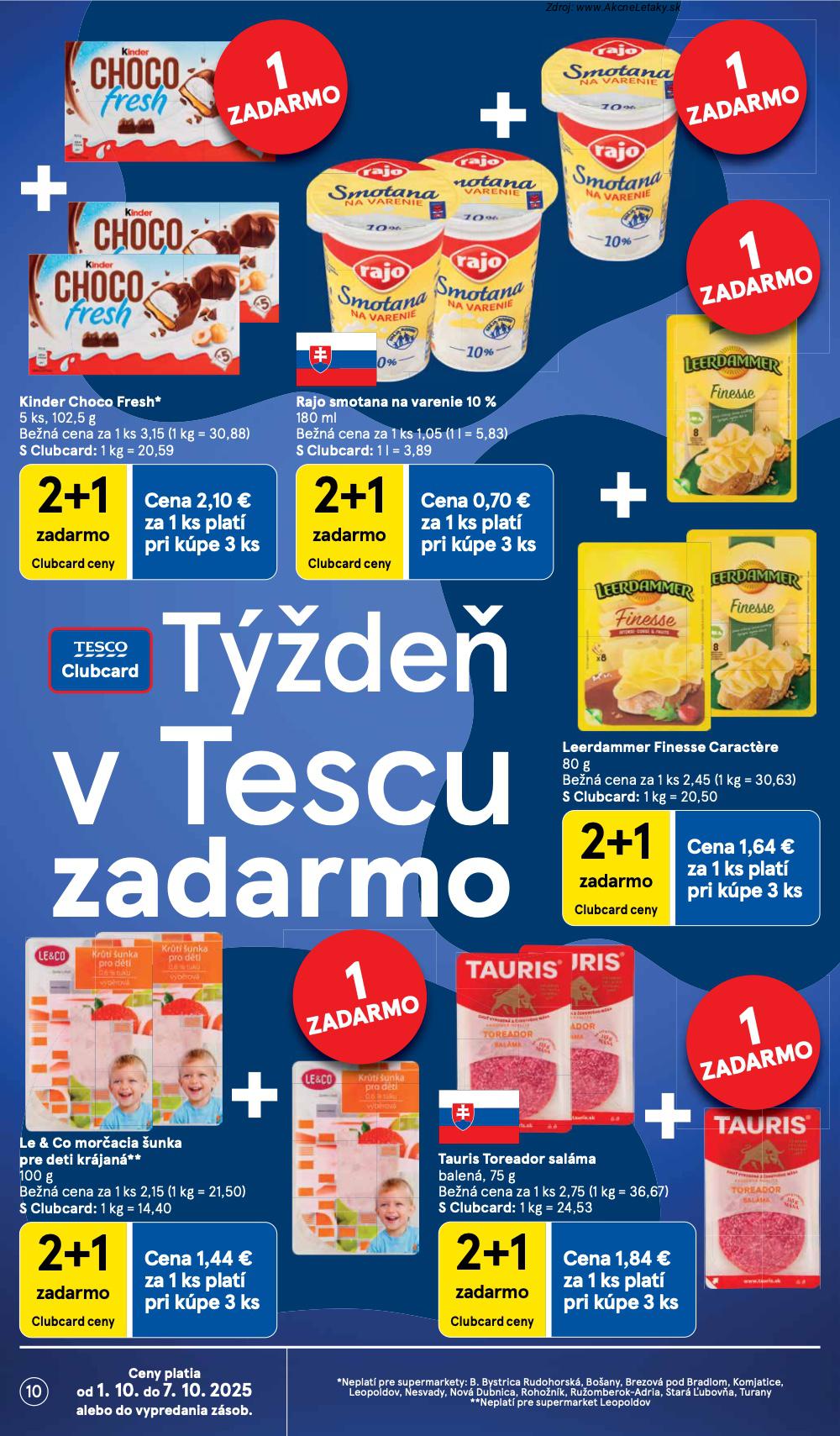 Tesco leták od 1.10. | AkčnéLetáky.sk