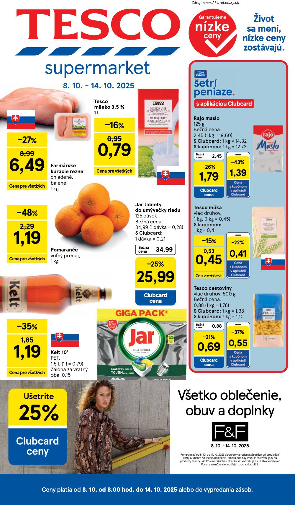 Tesco leták od 8.10. | AkčnéLetáky.sk