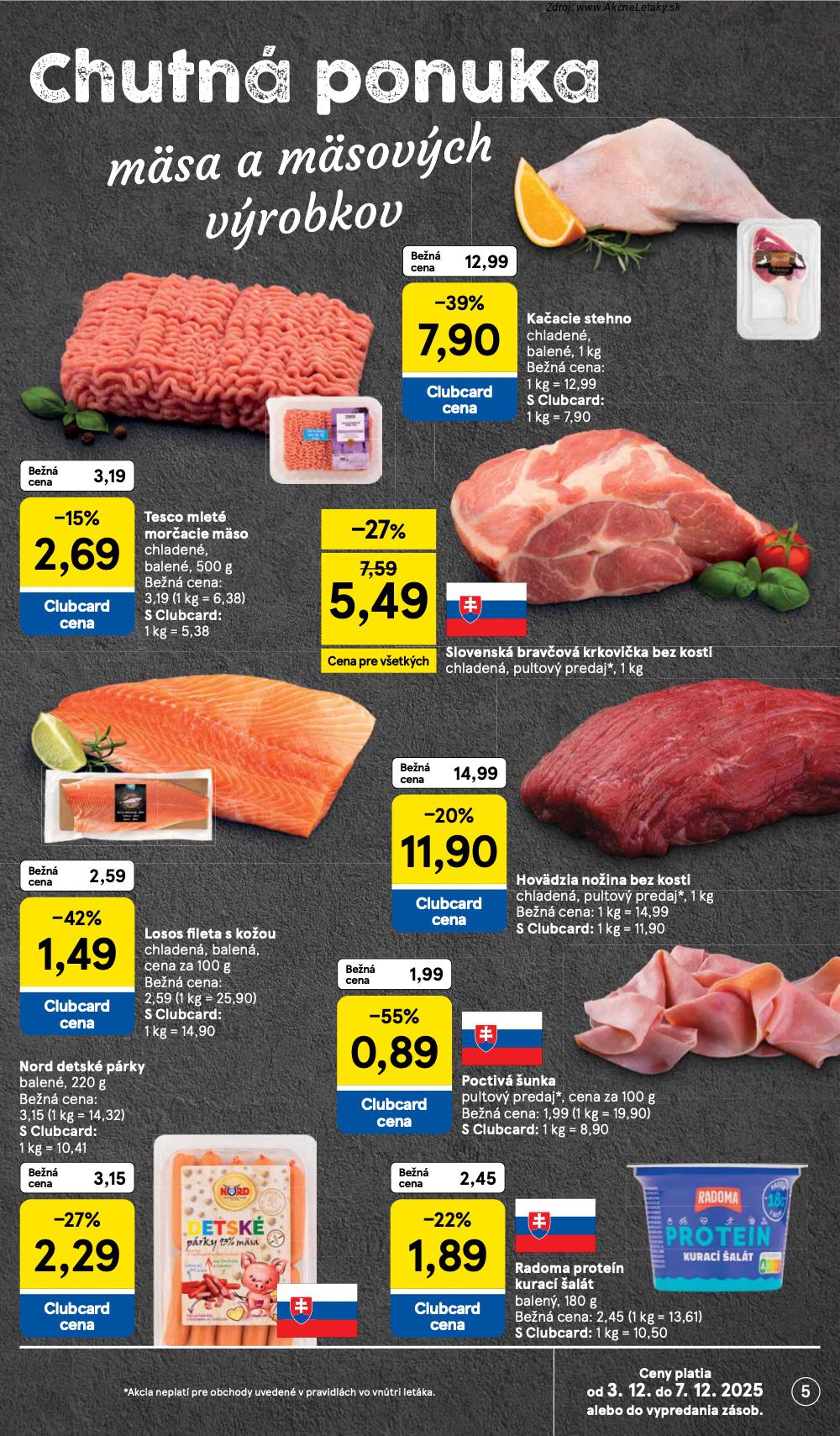 Tesco leták od 3.12. | AkčnéLetáky.sk