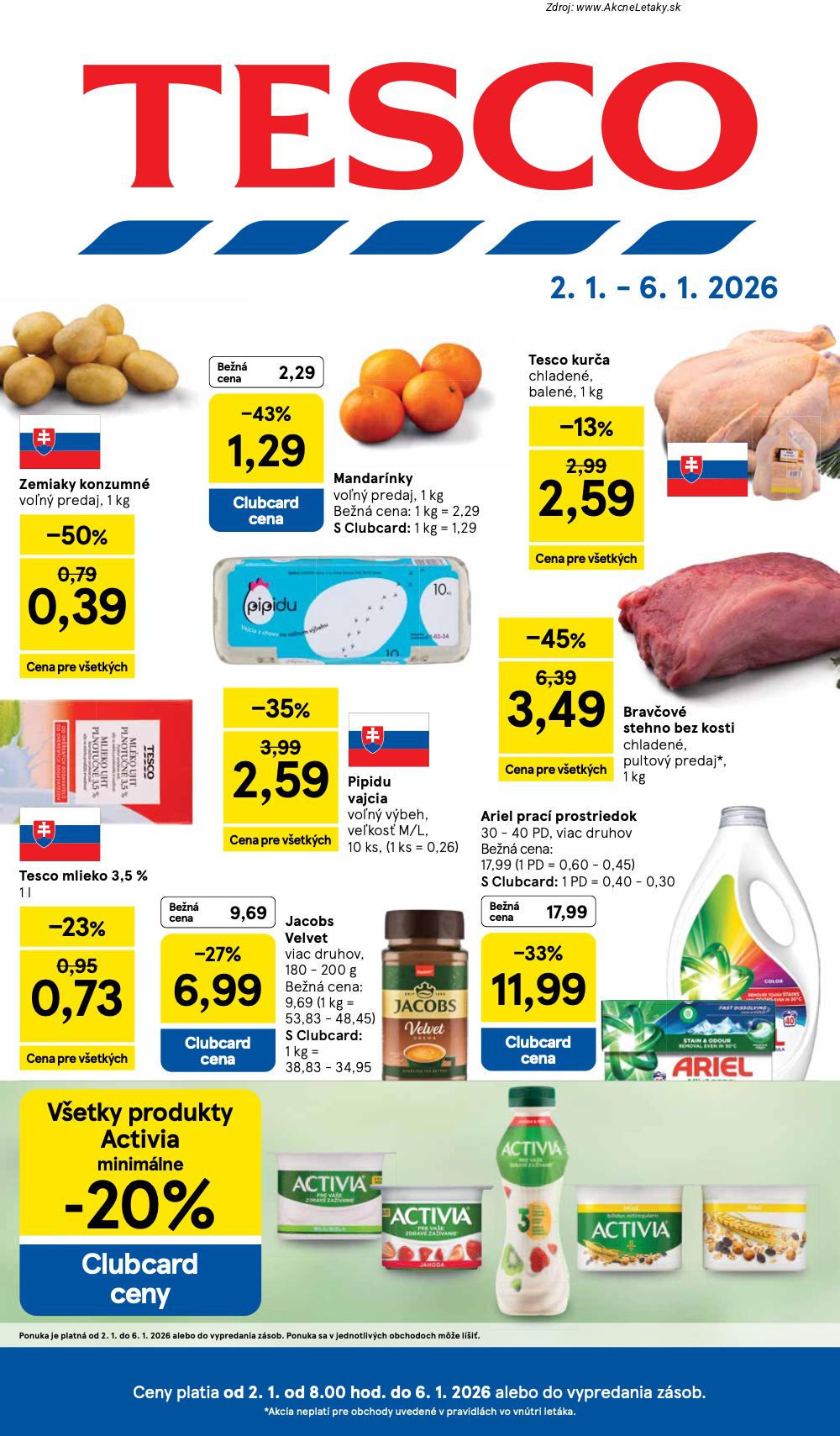 Tesco leták od 2.1. | AkčnéLetáky.sk