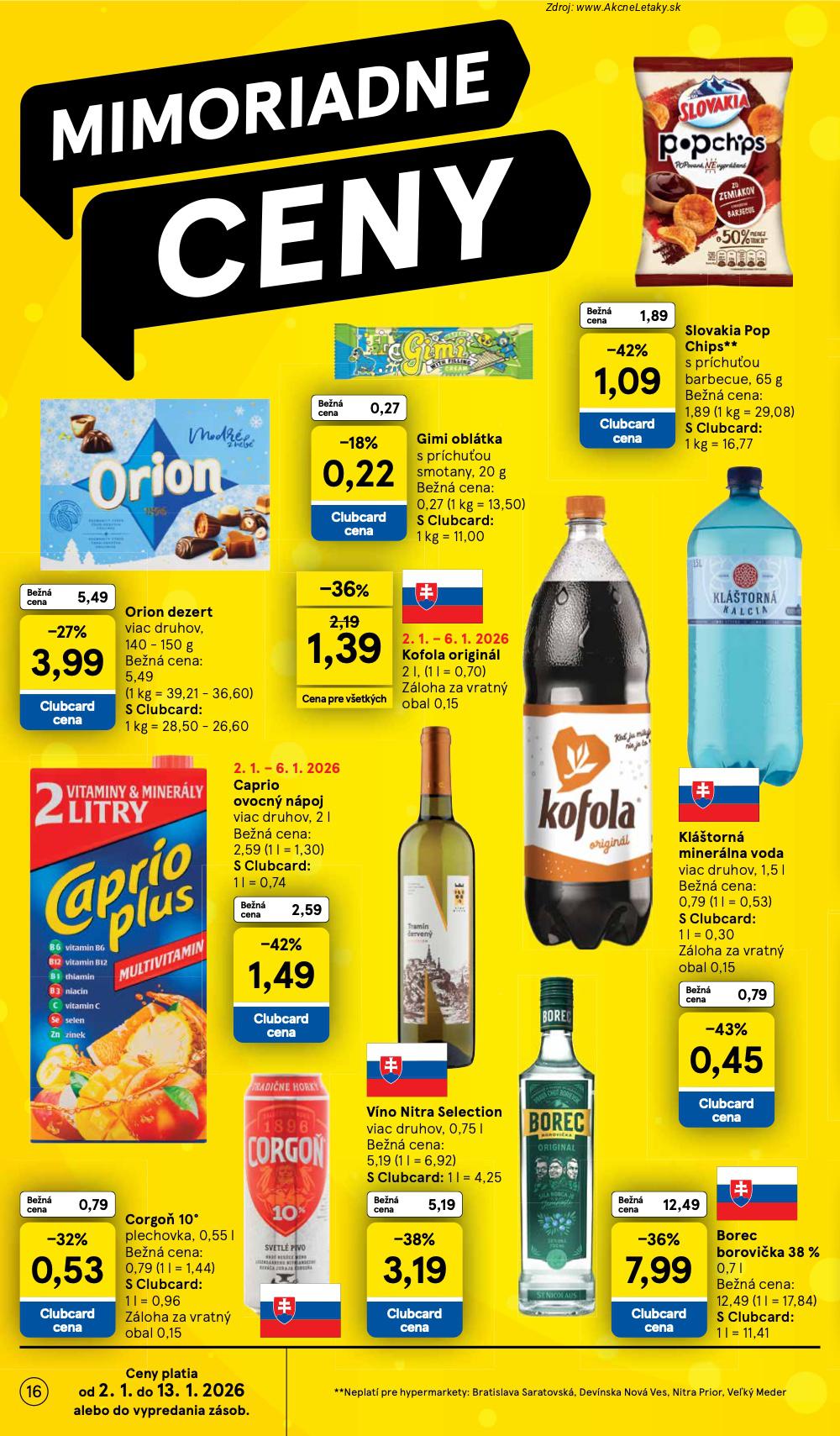 Tesco leták od 2.1. | AkčnéLetáky.sk