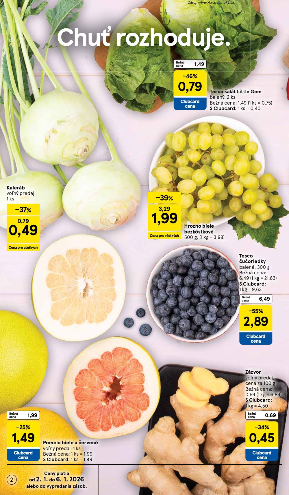 Tesco leták od 2.1. | AkčnéLetáky.sk