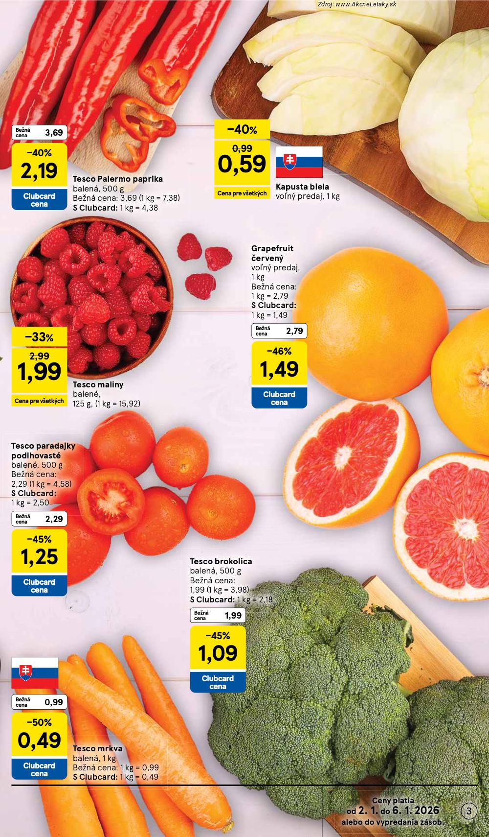 Tesco leták od 2.1. | AkčnéLetáky.sk