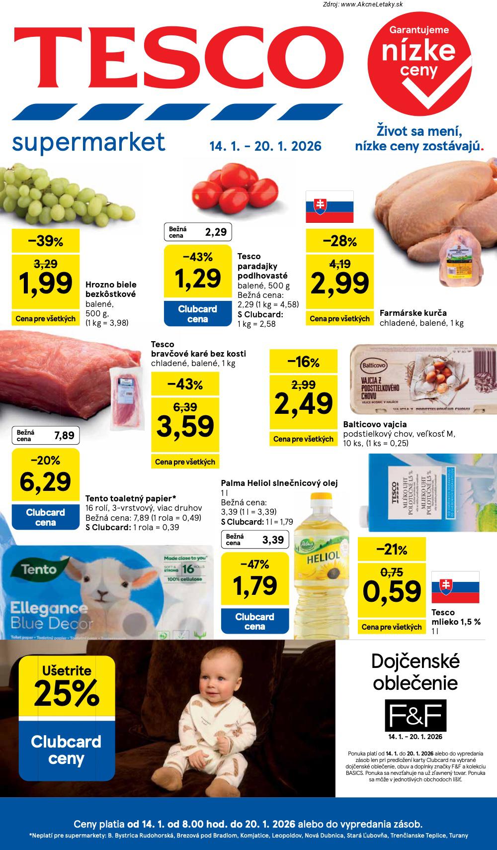 Tesco leták od 14.1. | AkčnéLetáky.sk